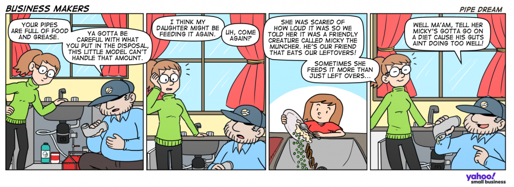 Business Makers Comic Strip – Pipe Dream - Turbify Resource Center